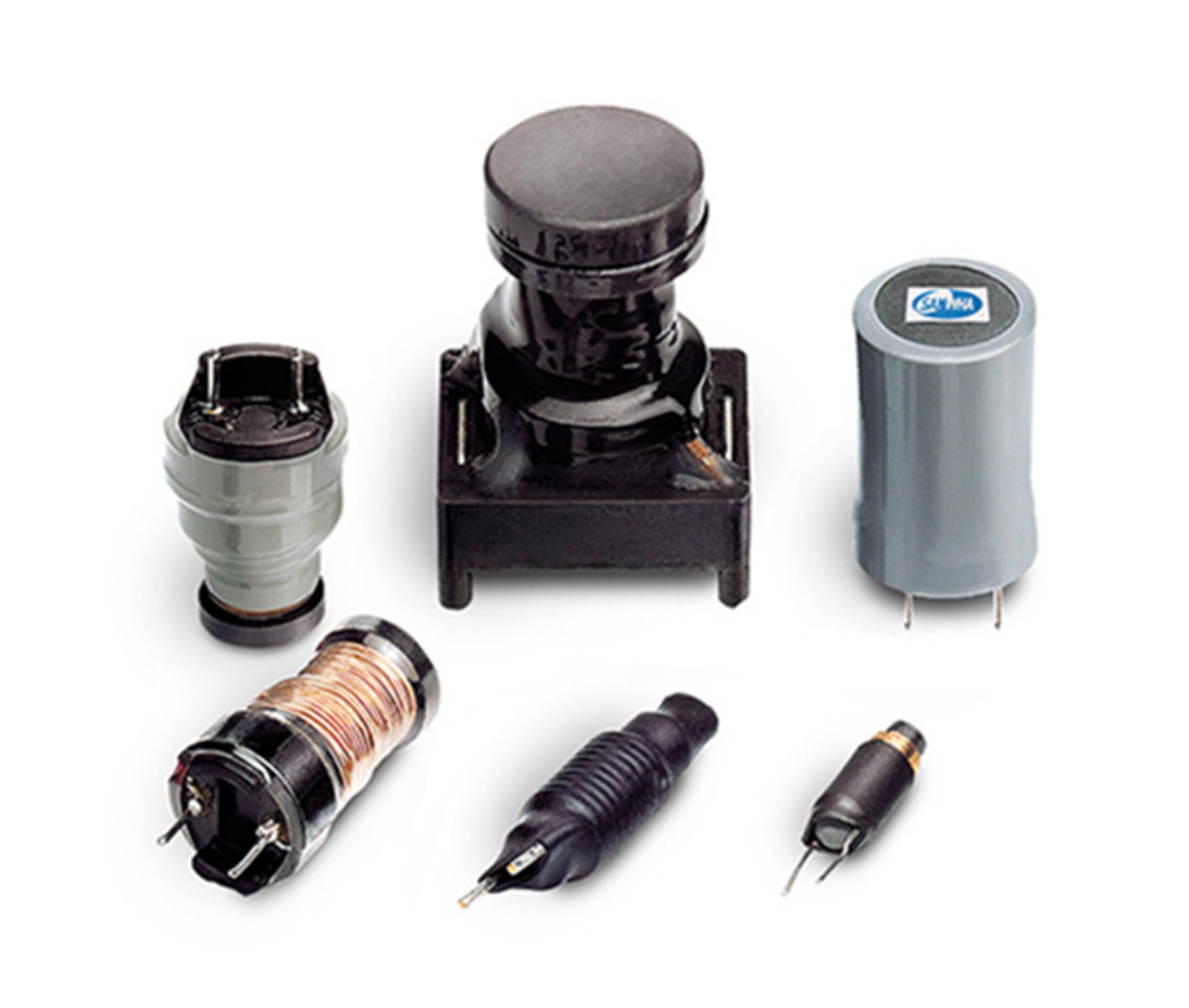 Resistors, inductors, and capacitors, Radial inductors